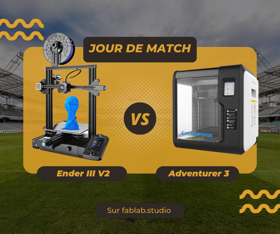 Comparatif ender v2 neo vs flashforge adventure 3